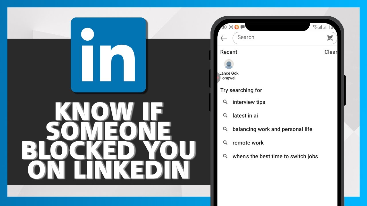 How To Know If Someone Blocked You on LinkedIn