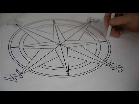 digitize a compass rose