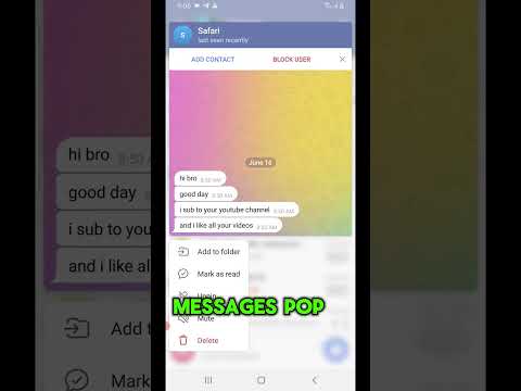 Read Messages on Telegram without being SEEN