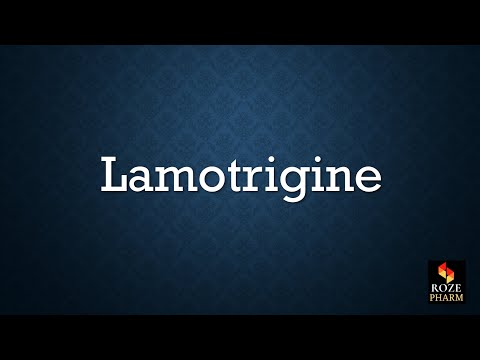 Lamotrigine pronunciation antiepileptic antiseizure drug, medicine, How to say