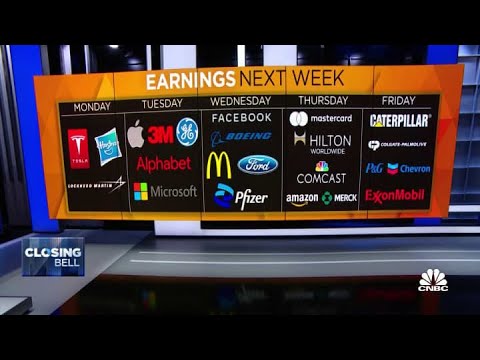 Barrage of big tech earnings to come out next week