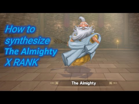 How to synthesize (X Rank) The Almighty - Skill - Chart - DRAGON QUEST MONSTERS Dark Prince