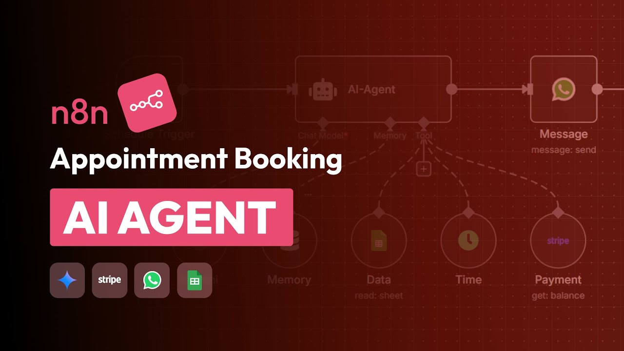 Build Your First AI Agent with WhatsApp & n8n | Doctor Appointment Booking using n8n AI Agent