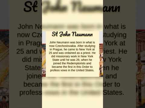 Saint John Neumann biography #catholic #intercession #prayer #inspirational
