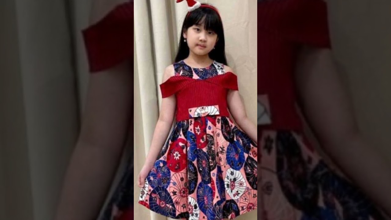 Model Baju Batik Anak perempuan#shorts