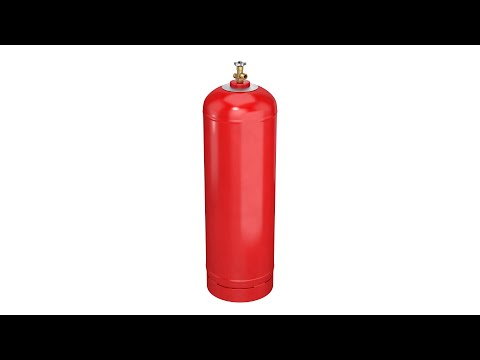 Gas cylinder 50L 3D model