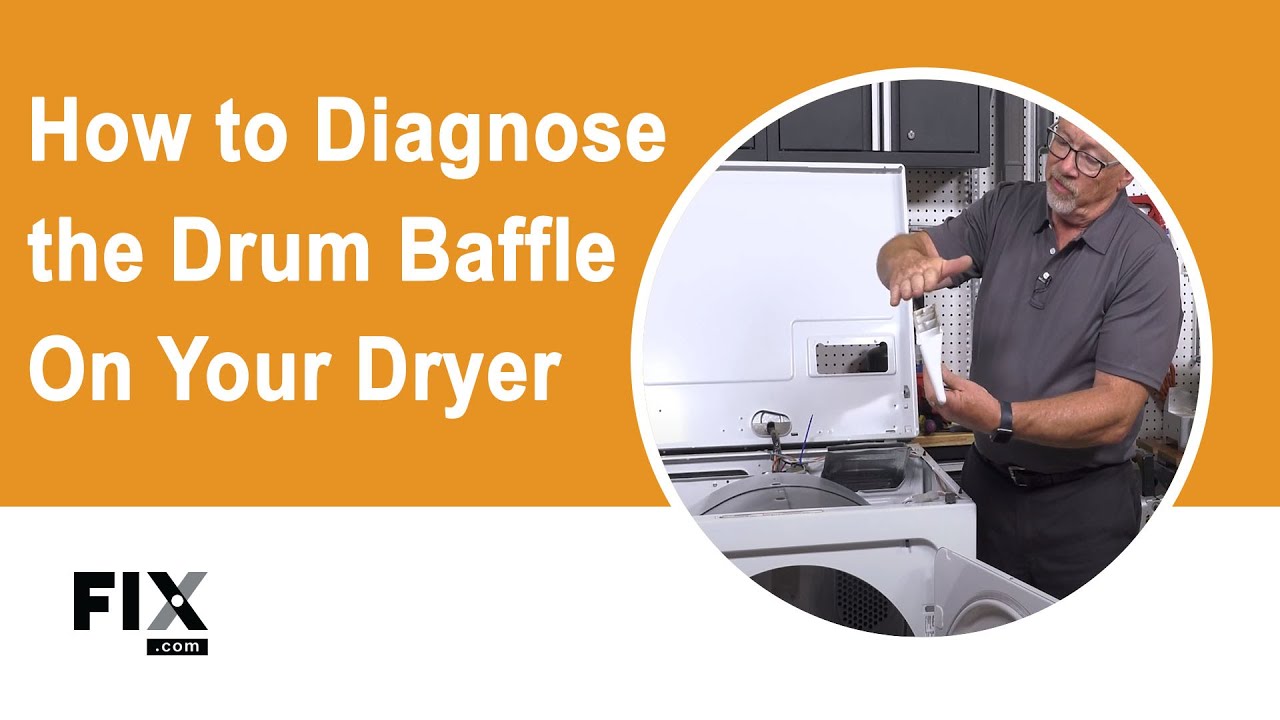 How to Fix the Drum Baffles for a Noisy Dryer - Fix.com