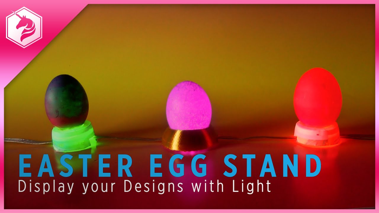 DIY Light-Up Easter Egg Stand Project Tutorial #STEM #adafruit