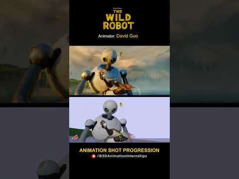 The Wild Robot | Roz & Brightbill Shot Progression #shots