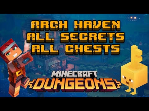 ARCH HAVEN 100% - All Secrets, All Chests MINECRAFT DUNGEONS