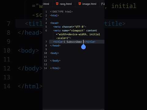 Html Elements with Css Style | 1 Subscriber Complete #coding #html #htmlelements #htmlcss #headings