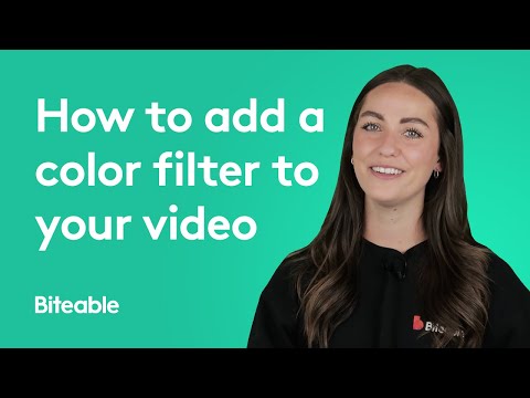 How to add a color filter to your video