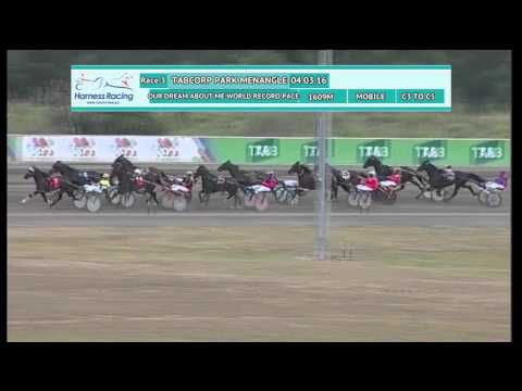 TABCORP PK MENANGLE - 04/03/2016 - Race 3 - OUR DREAM ABOUT ME WORLD RECORD PACE