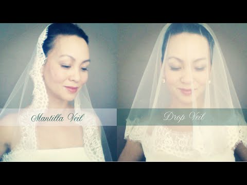 DIY Wedding Veil : Lace Trim(Drop, Ballet Length, and Mantilla Veil)