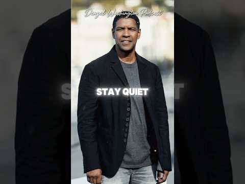 Notice Everything, Stay Quiet | Inspirational Speech #denzelwashington #quotes #deepthoughts #quiet