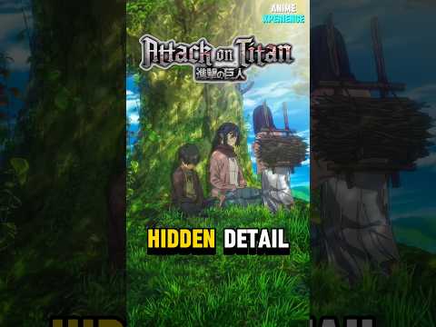 Attack On Titan Hidden Detail 😮| AOT In Hindi | #anime #eren #armin #shorts #aot #mikasa #shortvideo