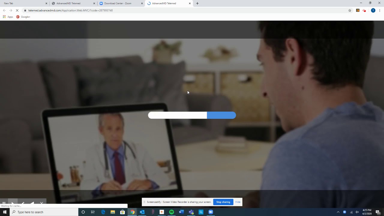 Computer Telehealth Setup