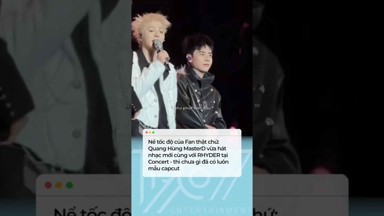 2ae chỉ cần ra nhạc, ch còn lại cứ để fan lo😉 #quanghungmasterd  #viralshorts