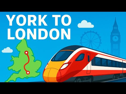 Scenic UK Rail Journey 🚆 | From Historic York to Iconic London 🇬🇧