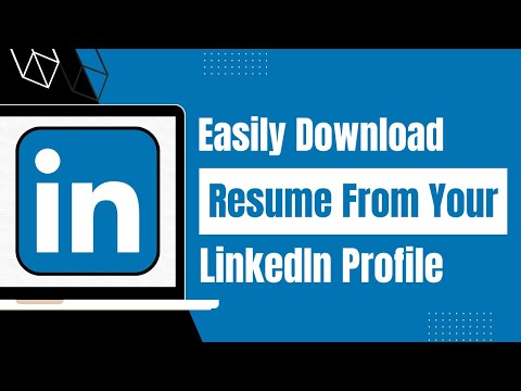How to Download Resume From Linkedin - [EASY STEPS]