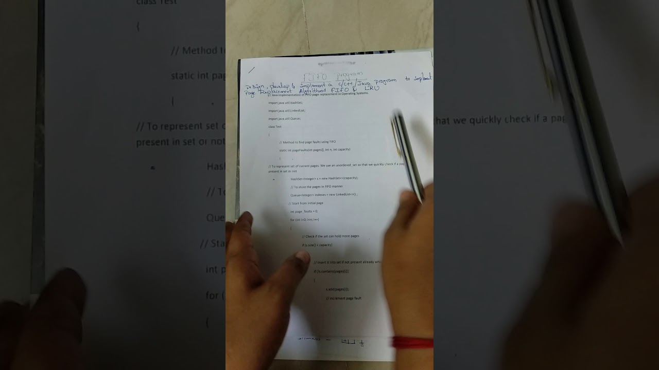 SS & OS Lab Program 9