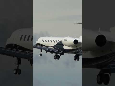 Solairus Aviation Global 7500 Landing at Liverpool Airport!