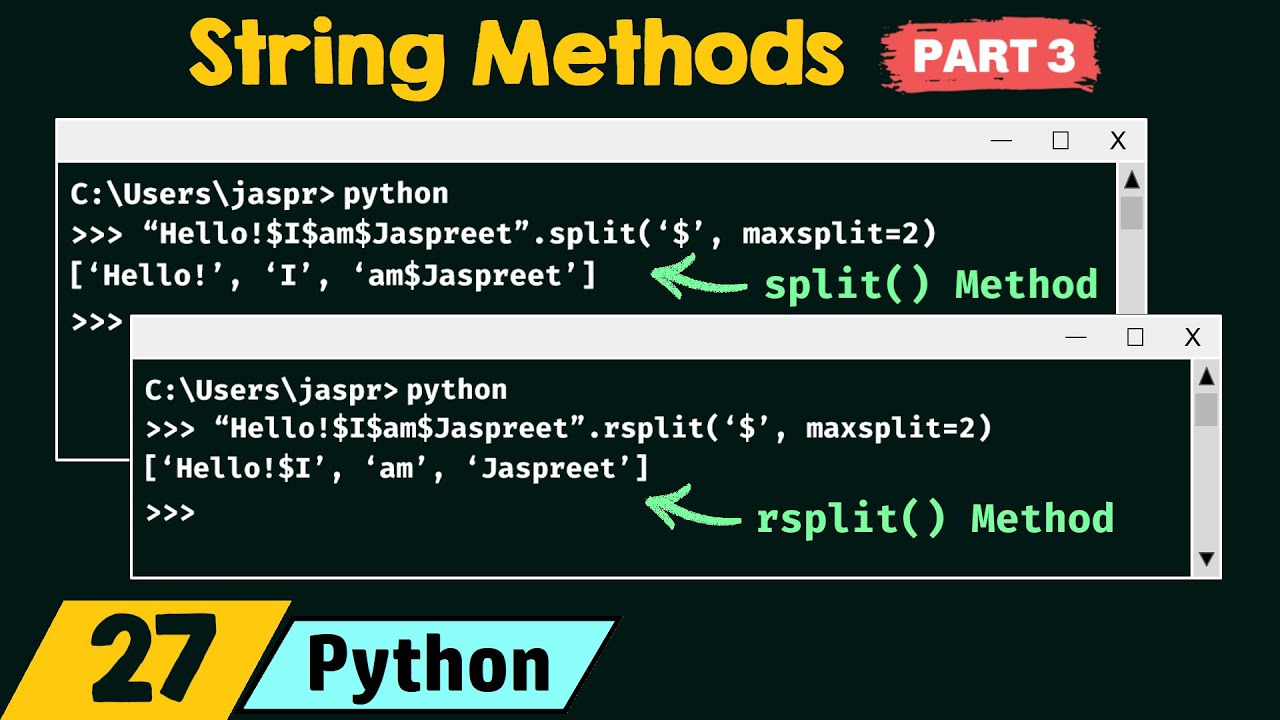 String Methods in Python (Part 3)