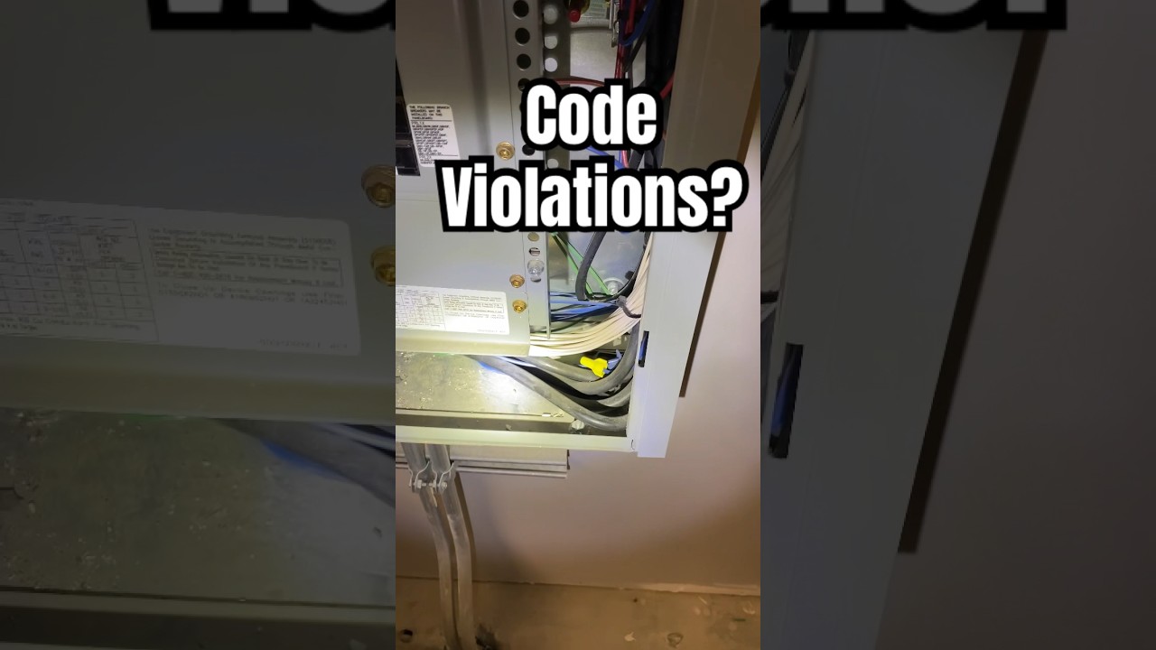 How many code violations do you see? #electrical #electricalwiring #electrician