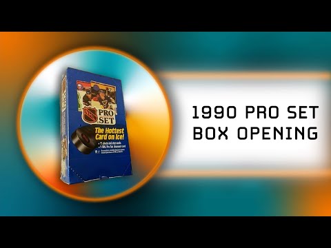 Huge Names!! 1990 NHL Pro Set Series 1 Hobby Box Opening!