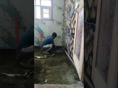 #bathroom floor tiles install 500mm×500mm short video #new video