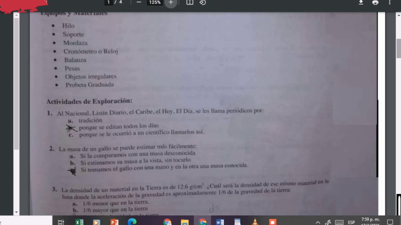 Práctica 4- Laboratorio de Física Básica. Link del pdf en la descripción...