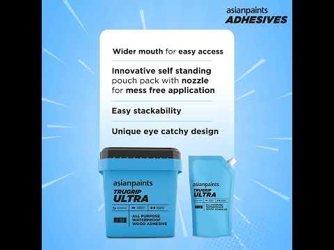 ASIAN PAINTS TRUGRIP ULTRA WOOD ADHESIVE GLUE FEVICOL WITH WATER RESISTANCE