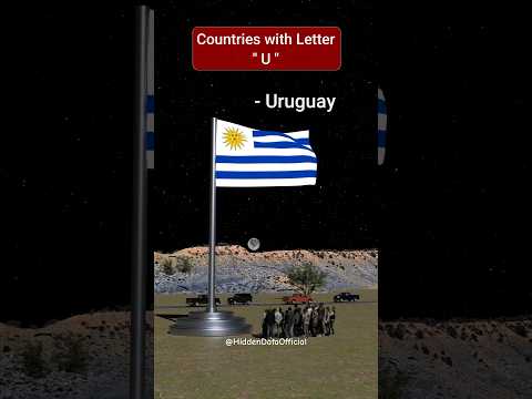 π Country Names that Starts with Letter βUβ #shorts #countries