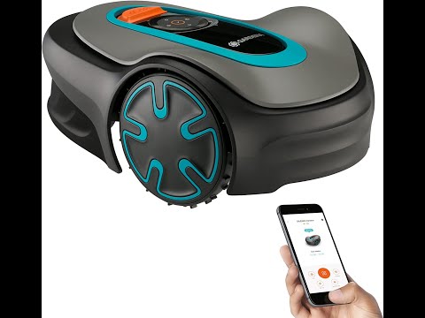 GARDENA 15201 20 SILENO Minimo Automatic Robotic Lawn Mower, with Bluetooth app and Boundary Wire,