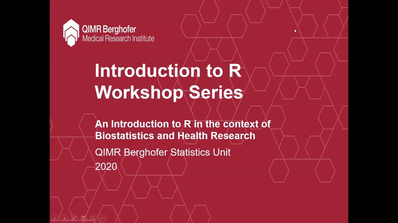 Introduction to R Workshop Series: Video 11 - Conditional Statements Logic and Loops