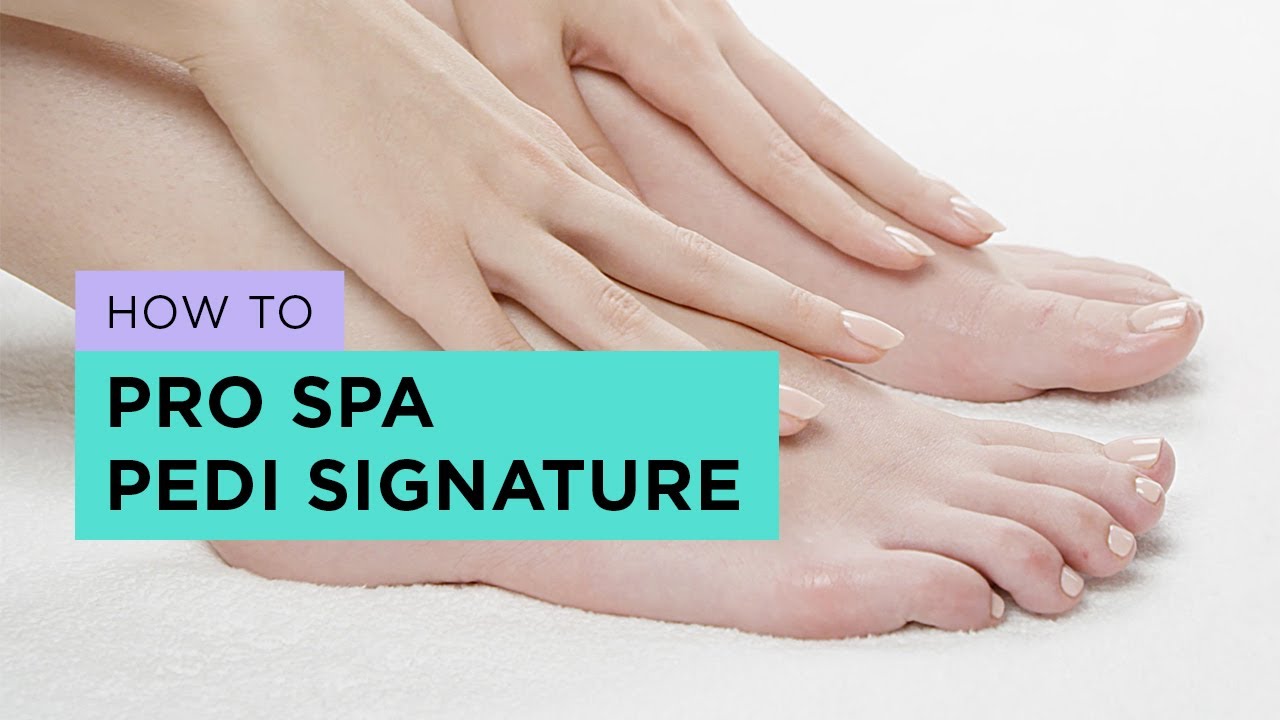 OPI Signature Pedicure with Pro Spa Tutorial