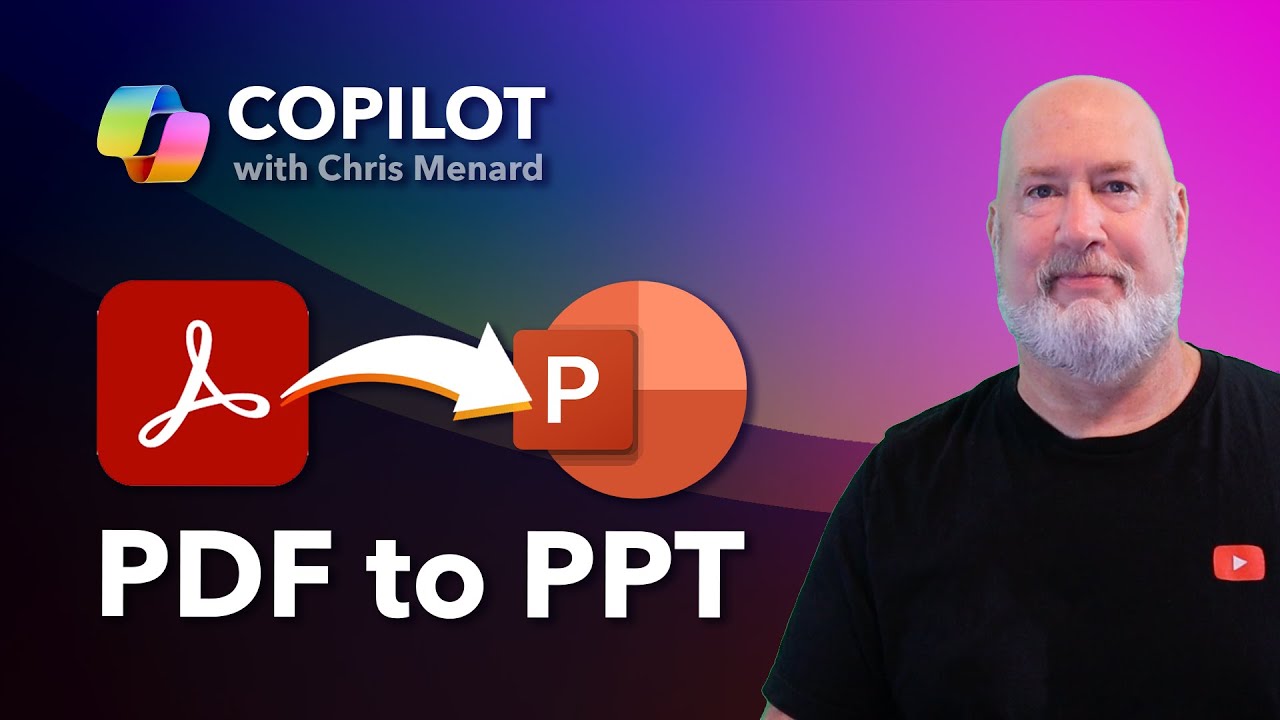 NEW Copilot Feature: PowerPoint Presentation from a PDF file