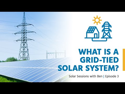 How Does A Grid-Tied Solar System Work? | Grid-Tied Solar Explained