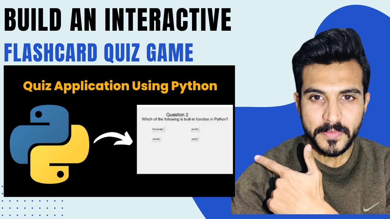 🧠 Python Flashcard Quiz App | Learn & Memorize with This Fun Project!