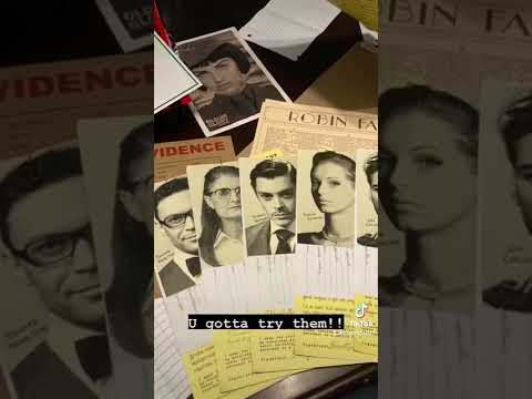 Unsolved Cases Files murder mystery game!!