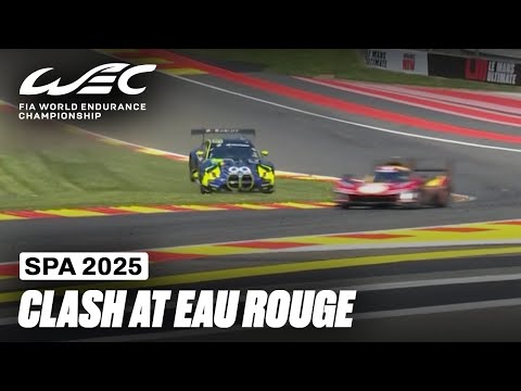 Clash at Eau Rouge During FP3 🤯 | TotalEnergies 6 Hours of Spa | FIA WEC