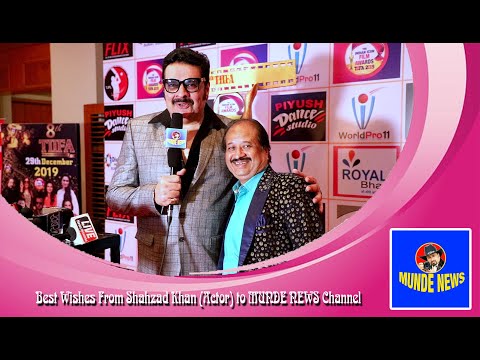 Best Wishes From Shehzad Khan (Actor) to MUNDE NEWS Channel