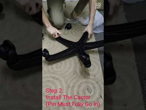 Office Chair Model 668 Assembly Instruction Step By Step