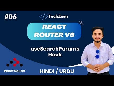 React Router V6 Tutorial #06: useSearchParams Hook in React Router DOM #2024 #reactjs