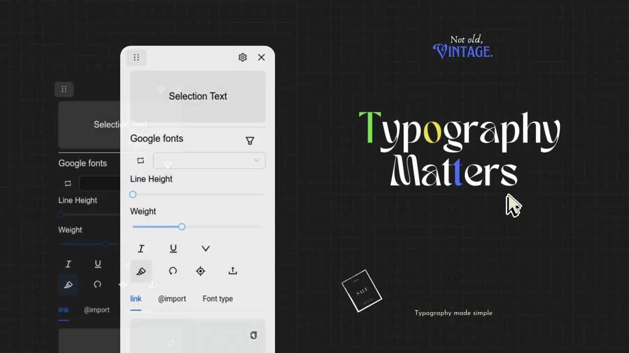 Font tester extension - demo