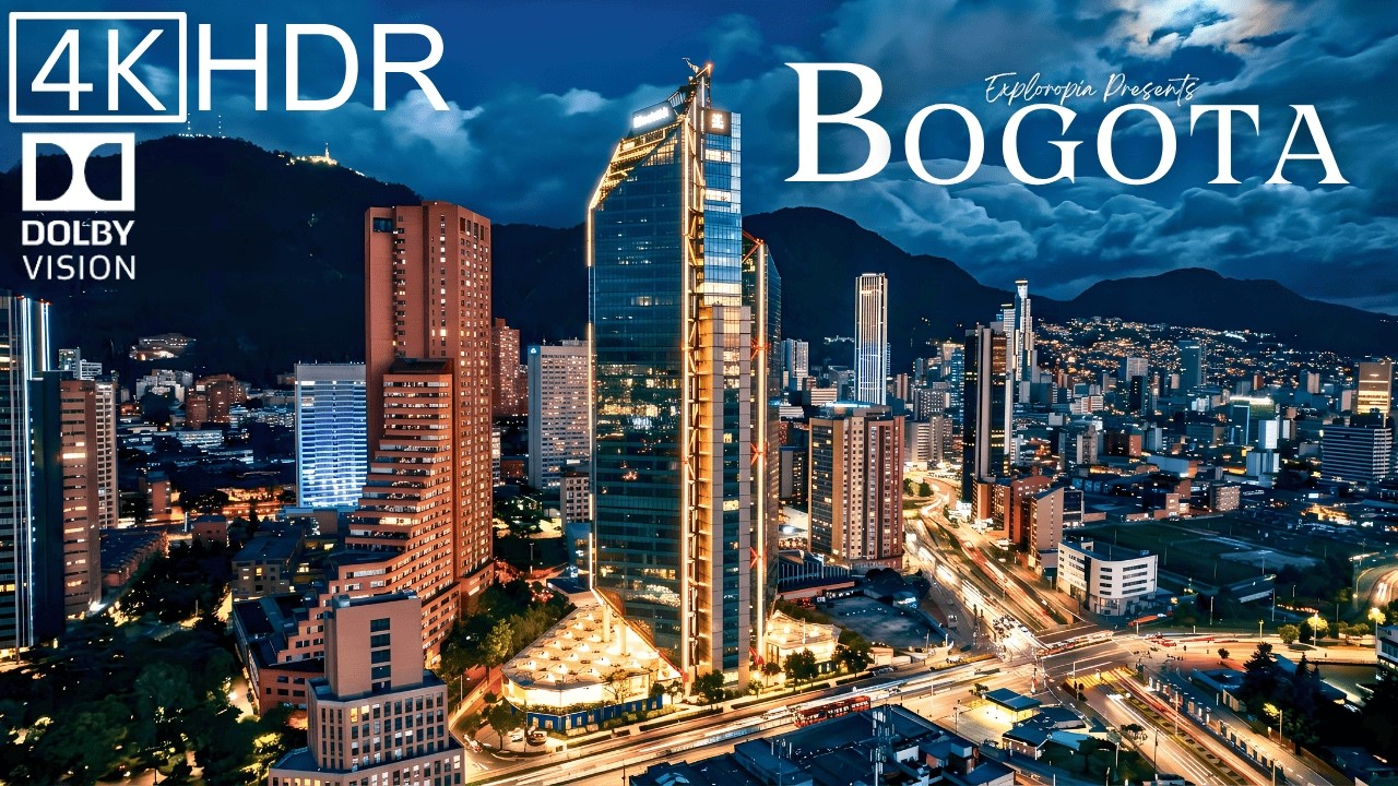 Bogota, Colombia in 4K ULTRA HD HDR 60 FPS Dolby Vision™ Drone Video