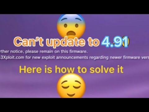 How to software update ps3 to 4.91 with PC