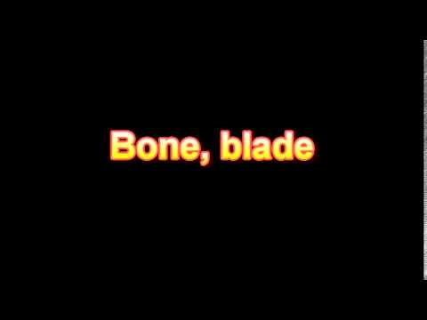What Is The Definition Of Bone, blade Medical Dictionary Free Online