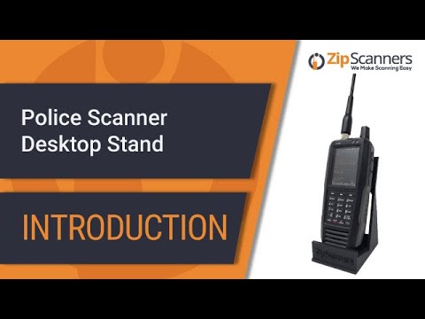 Police Scanner Desktop Stand | Introduction