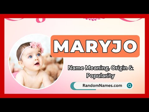 Maryjo - Baby Girl Name Meaning, Origin & Popularity - RandomNames.com